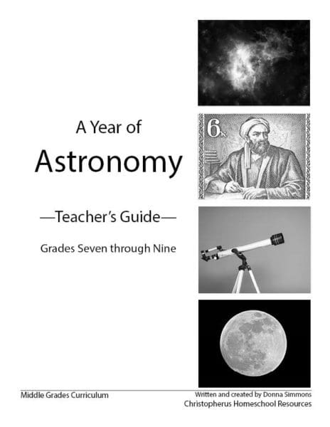 Christopherus Homeschool Resources A Year of Astronomy - Teacher's ...